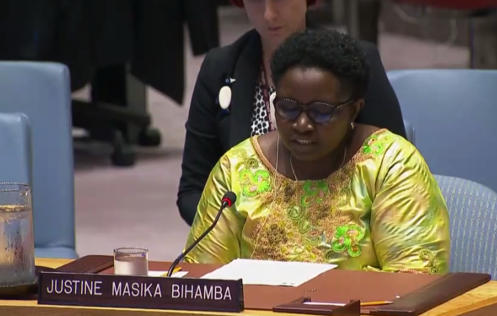 Speech by Justine Masika Bihamba to UN Security Council, July 26th 2018 ...